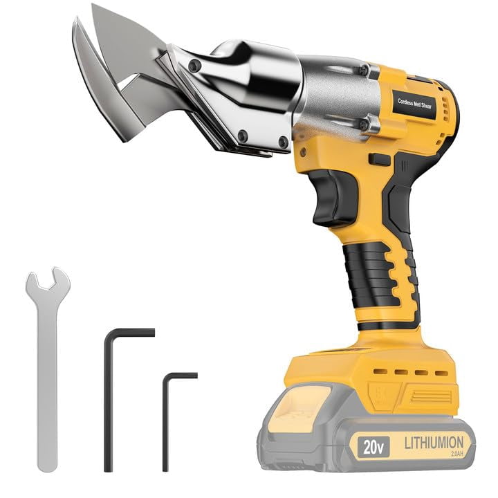 Cordless Sheet Cutter for DE-WALT 20V Max Battery, Electric Metal ...