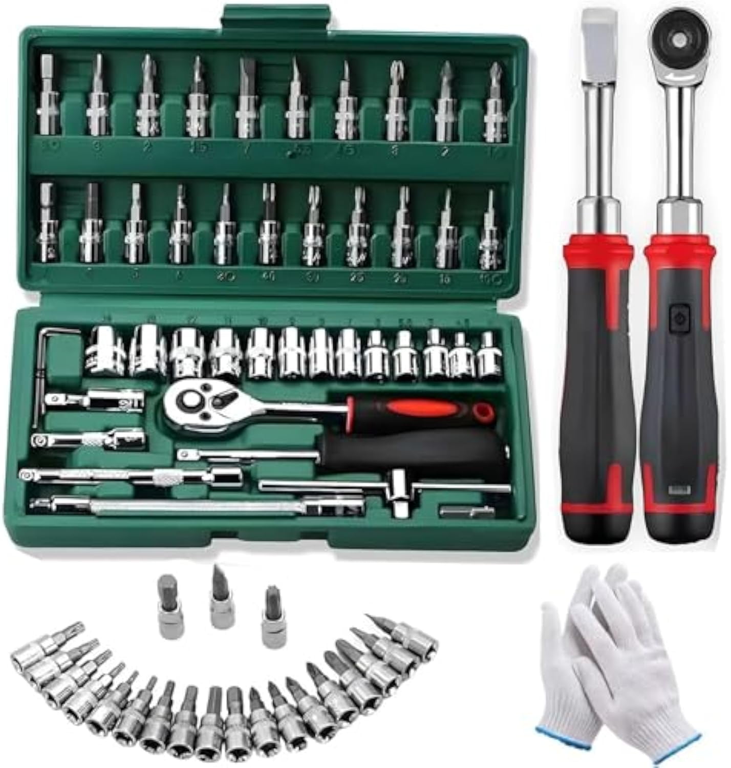 Cordless Slim Ratchet Set, Ratchet Wrench,Ratcheting Wrench Set,Slim ...