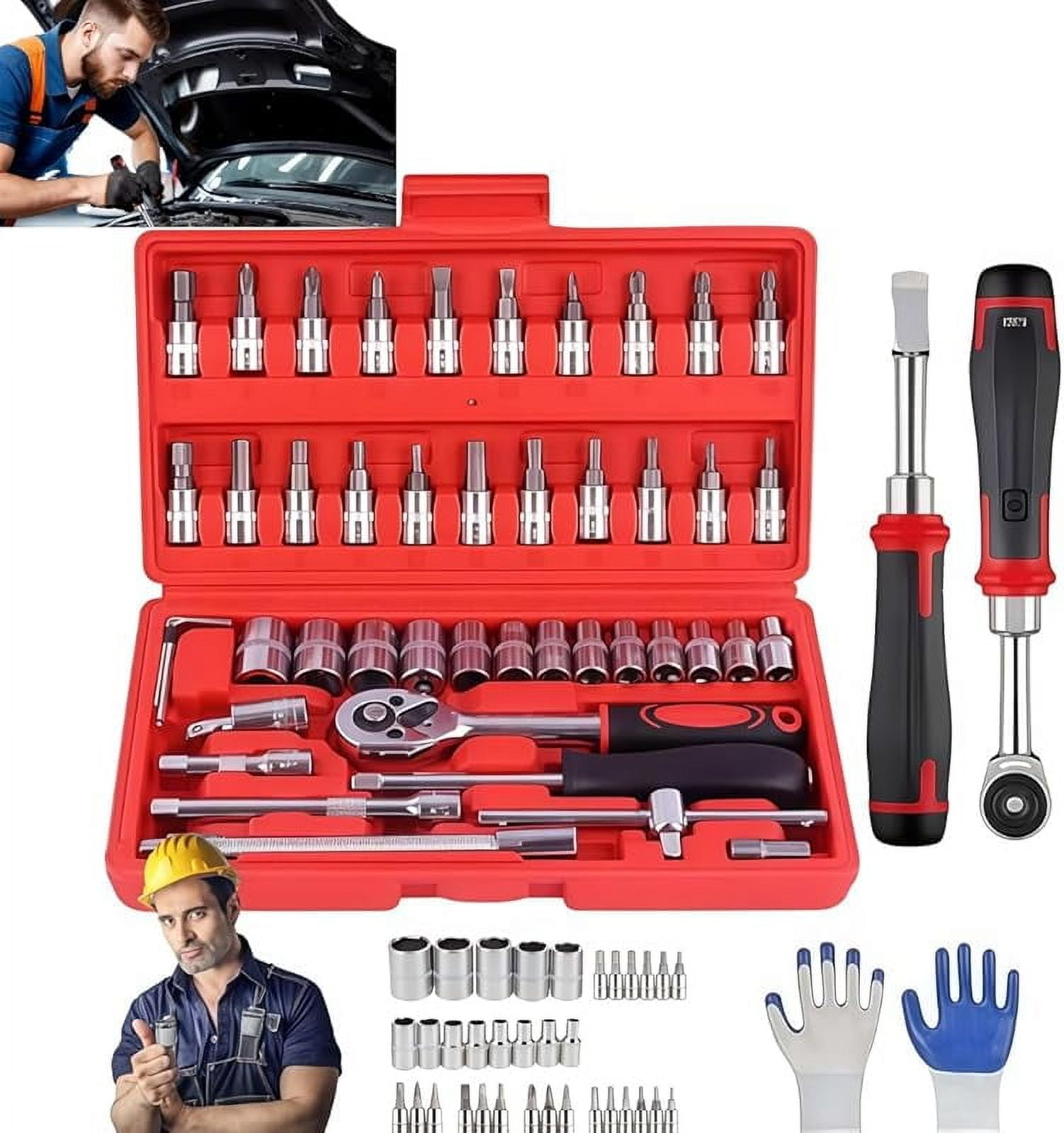 Cordless Slim Ratchet Set,Ratcheting Wrench Set,2025 New Electric Slim ...