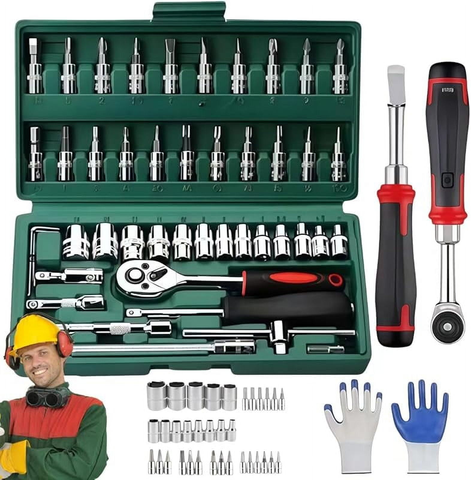 Cordless Slim Ratchet Set,Ratcheting Wrench Set,2025 New Electric Slim ...