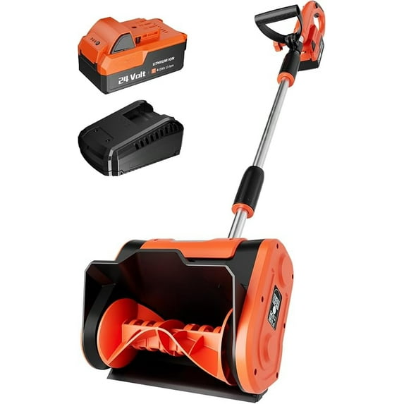 Cordless Snow Shovel, Cordless Snow Blower, Battery Snow Blower with ...