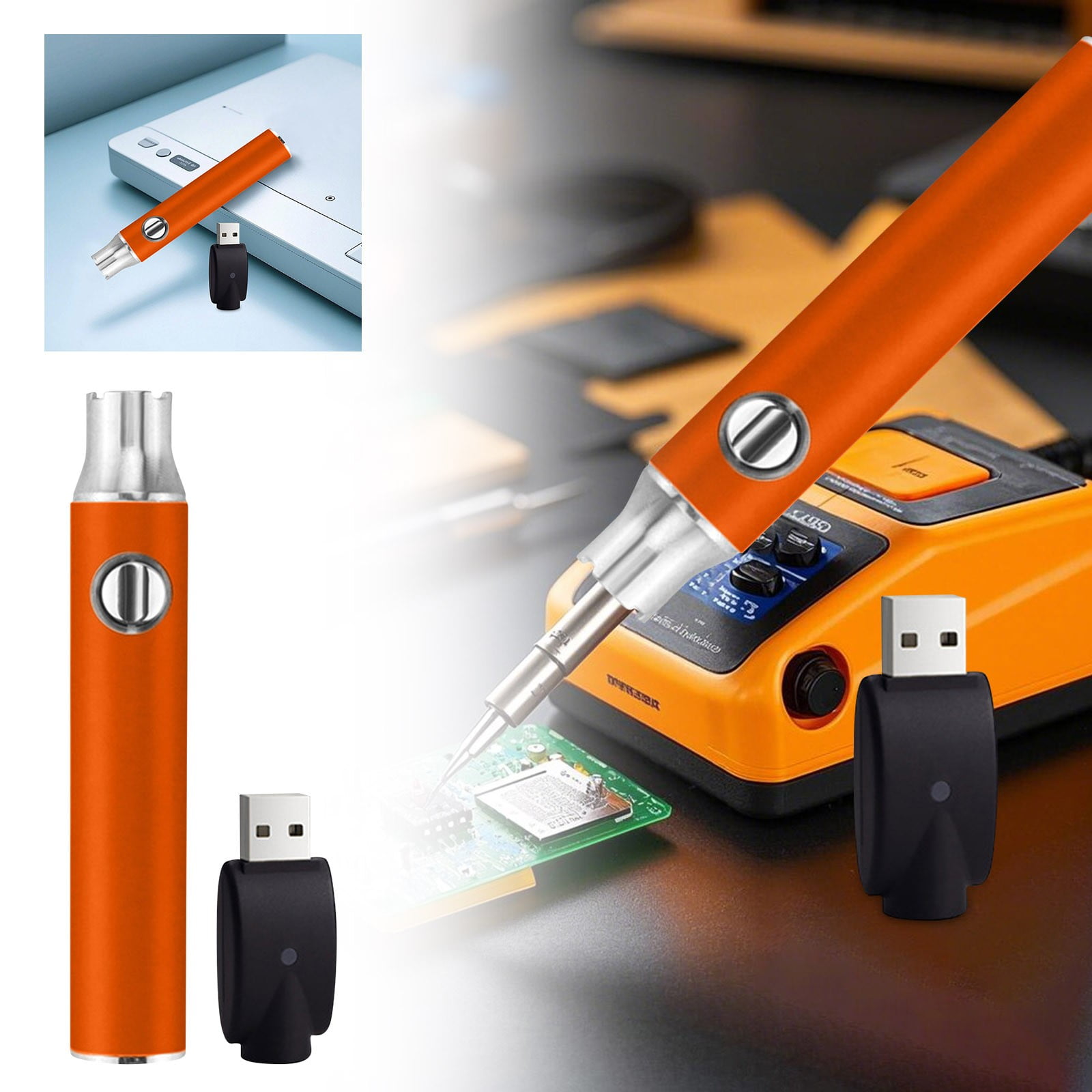 Cordless Soldering Iron Kit 1000Mah Usb Wireless Electric Soldering Gun ...