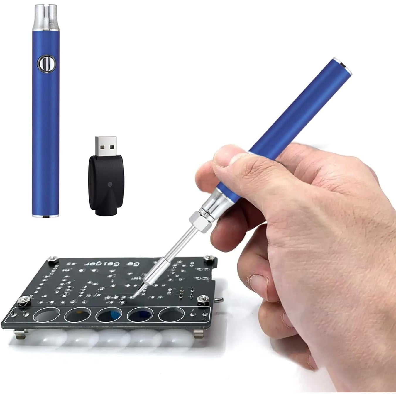 Cordless Soldering Iron Kit, Portable Soldering Iron Pen with 3-Speed ...