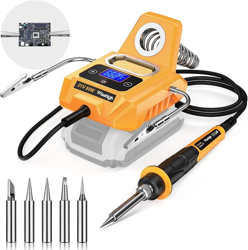 Cordless Soldering Station for Dewalt 20V Max Battery - Electric ...