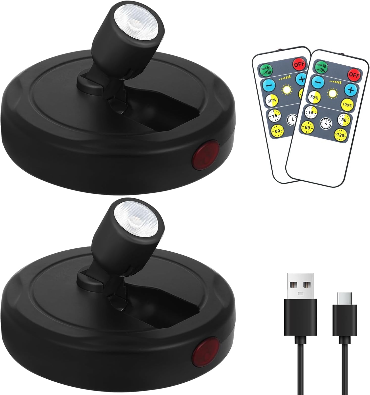 Cordless Spotlight , Indoor Spot Light, Picture Lights with Remote ...