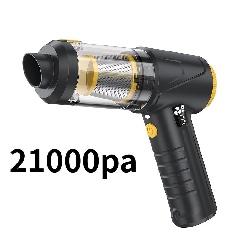 Cordless Strong Suction Car Vacuum, 21000pa Powerful Handheld Wireless ...