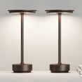 Cordless Table Lamp, 5000mAh Outdoor Table Lamp, 3 Levels Brightness ...