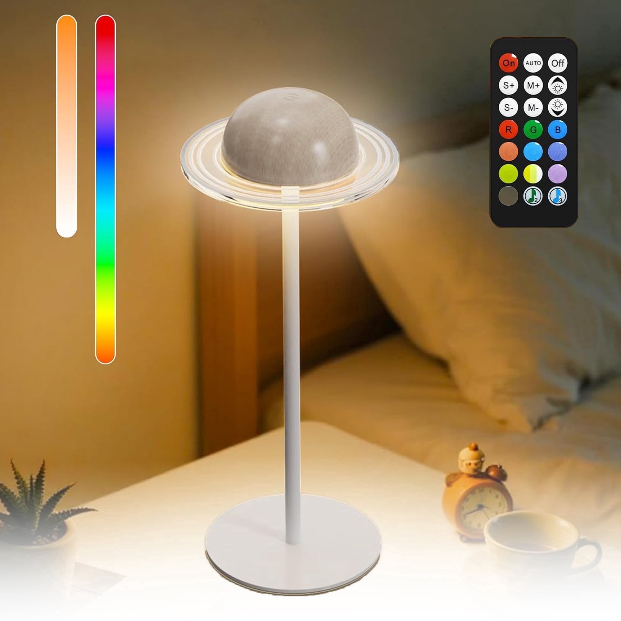 Cordless Table Lamp, Dimmable LED Lamps with Touch & Remote Control ...
