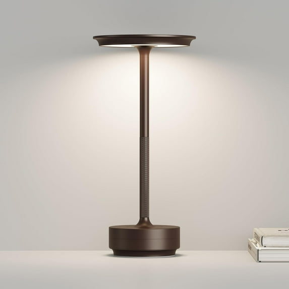 Cordless Table Lamp, Portable 5000mAh Outdoor Table Light,3 Levels of ...