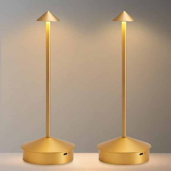 Cordless Table Lamp,Portable Table Light, 6000mAh Operated, 3 Color ...