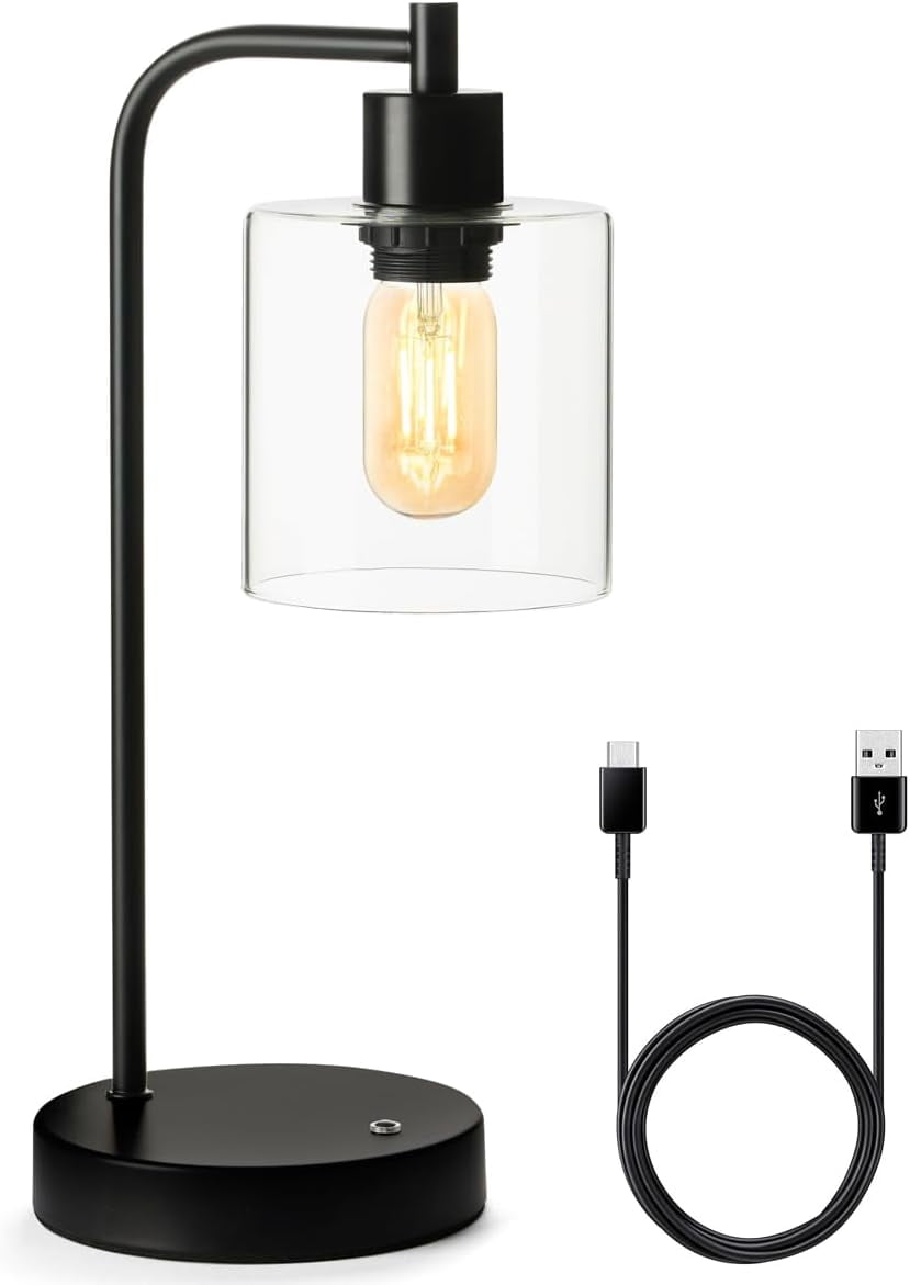 Cordless Table Lamp - Rechargeable - Up to 40+ Hours, 3 Adjustable LED ...