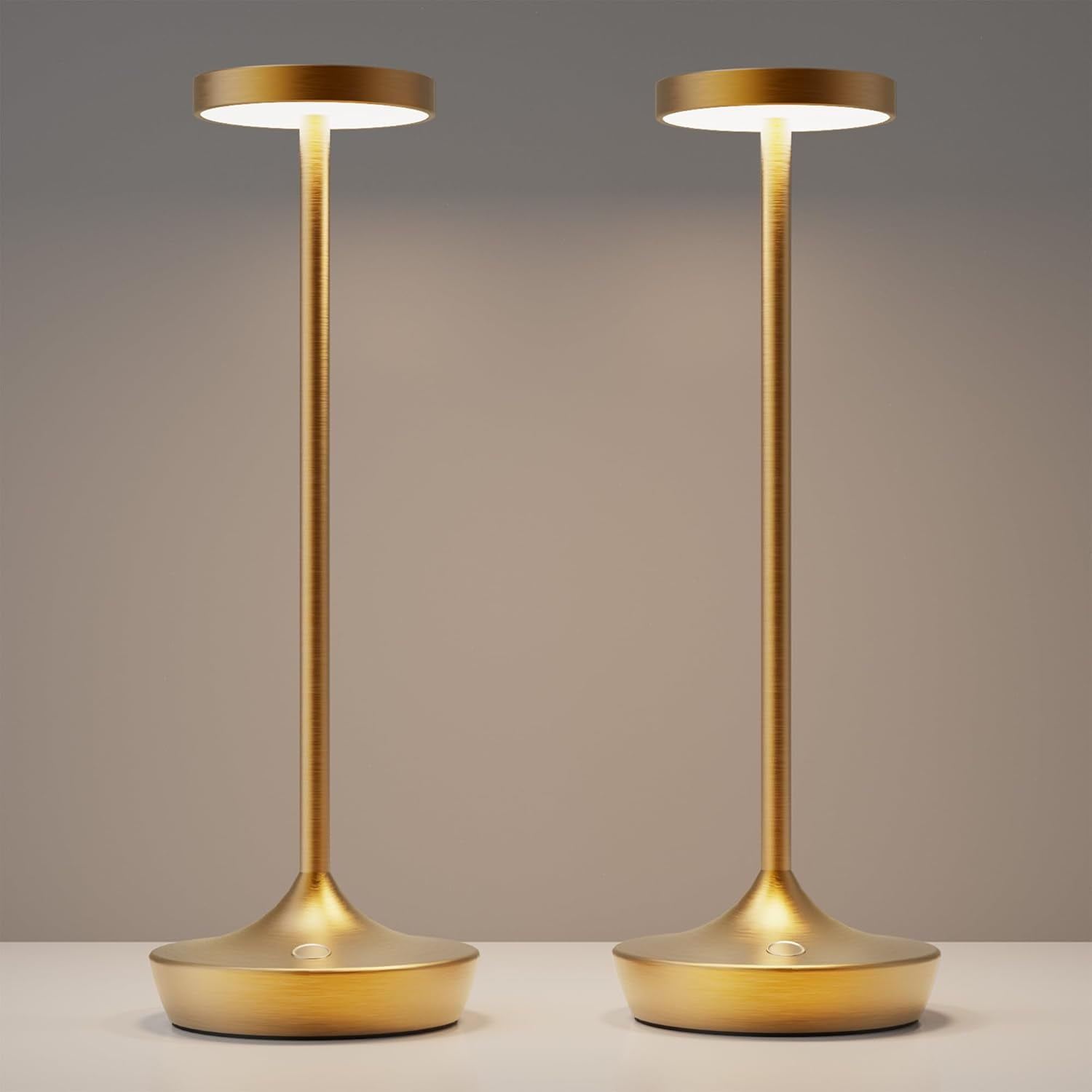 Cordless Table Lamp Rechargeable,6000mAh Battery Operated LED Desk Lamp ...