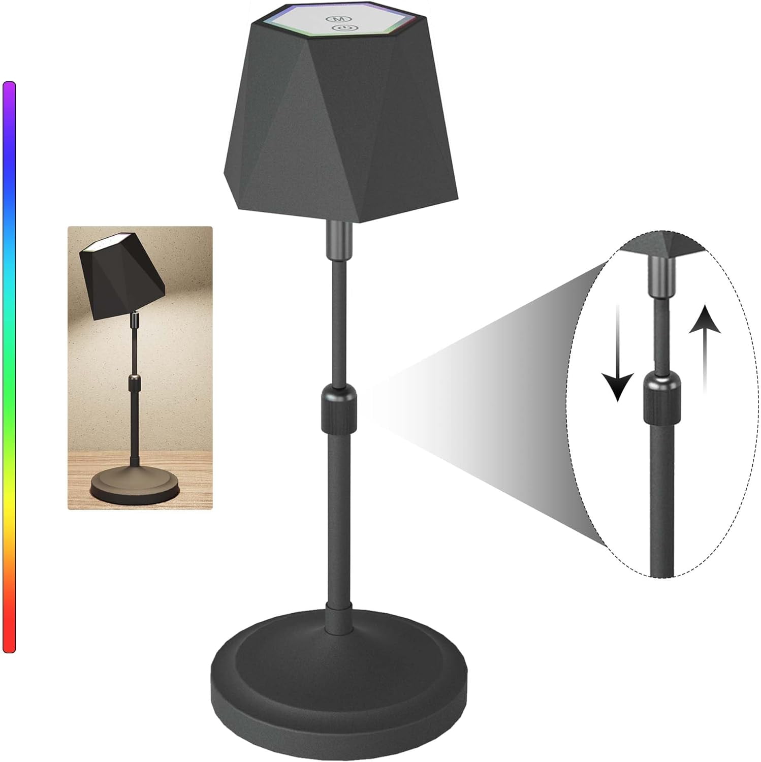 Cordless Table Lamp With 8000Mah Rechargeable Battery Up To 48 Hours ...