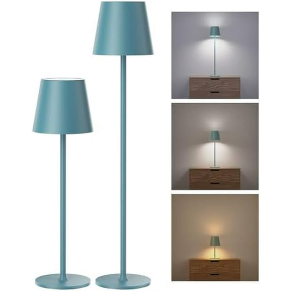 Cordless Table Lamps Rechargeable, 3 Adjustable Height, 5000mAh Battery ...