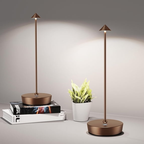 Cordless Table Lamps Rechargeable, 6000mAh Operated LED Desk Lamp ...
