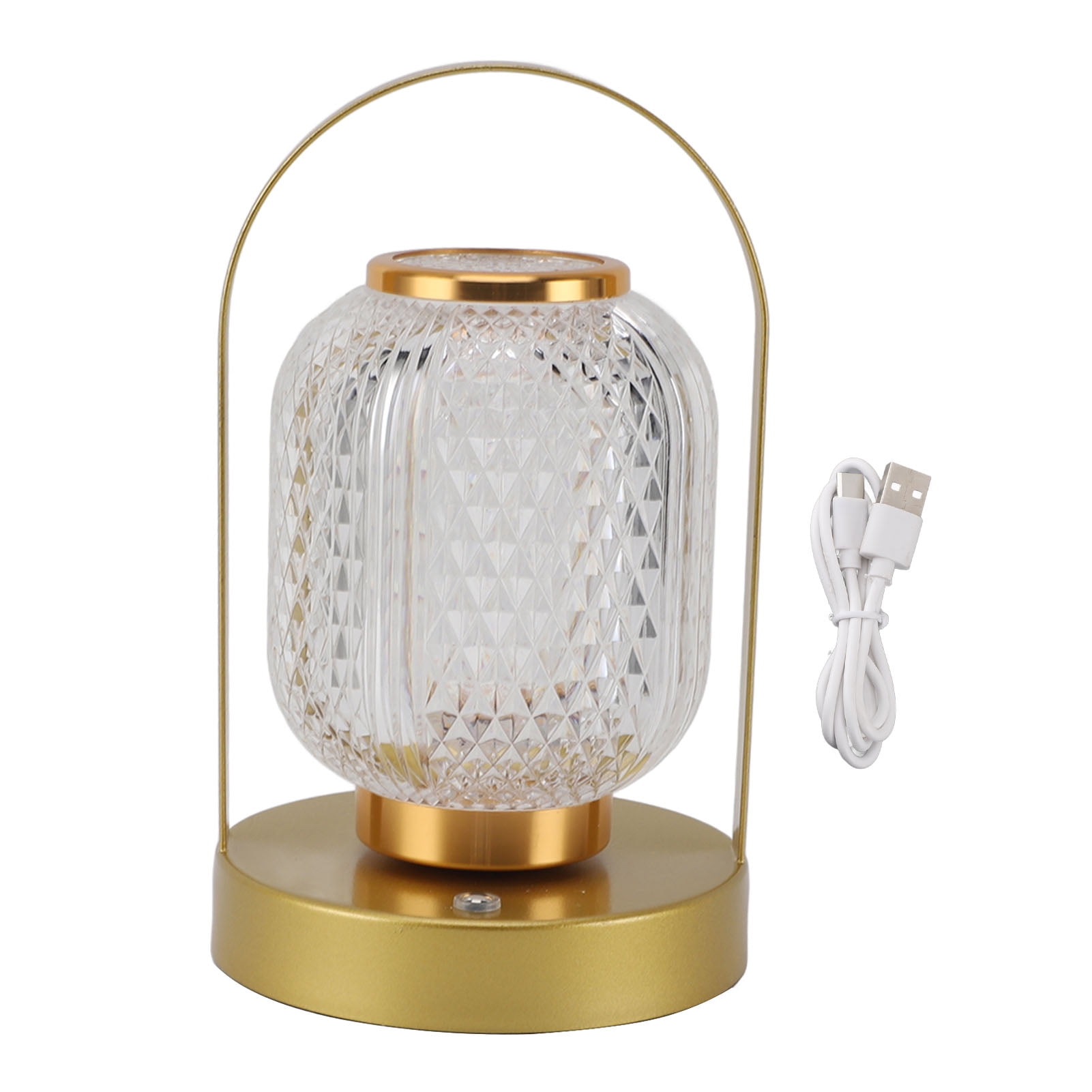 Cordless Table Lantern Battery Operated Dimmable USB Type C ...