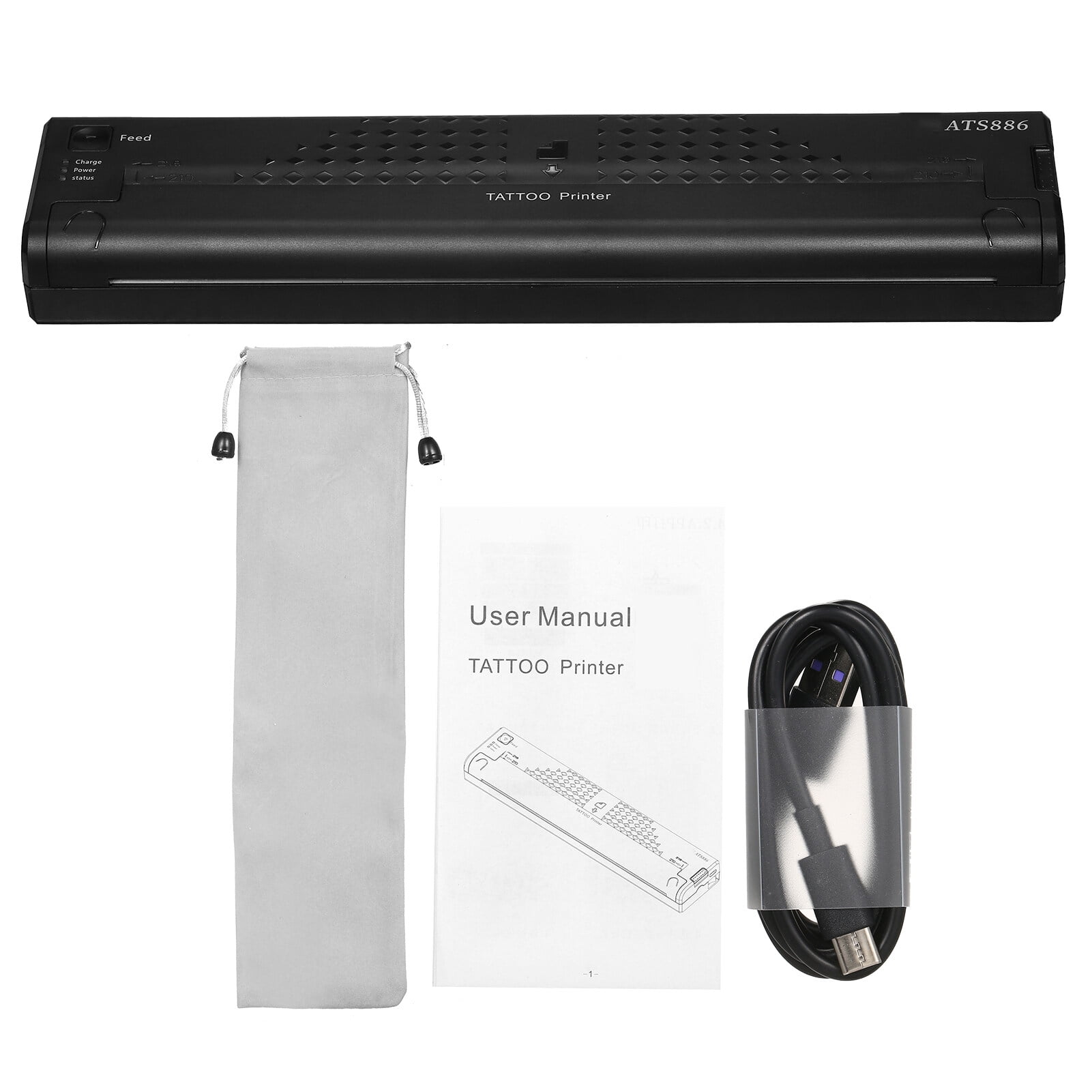 Cordless Tattoo Transfer Stencil Printer Portable Rechargeable Tattoo ...