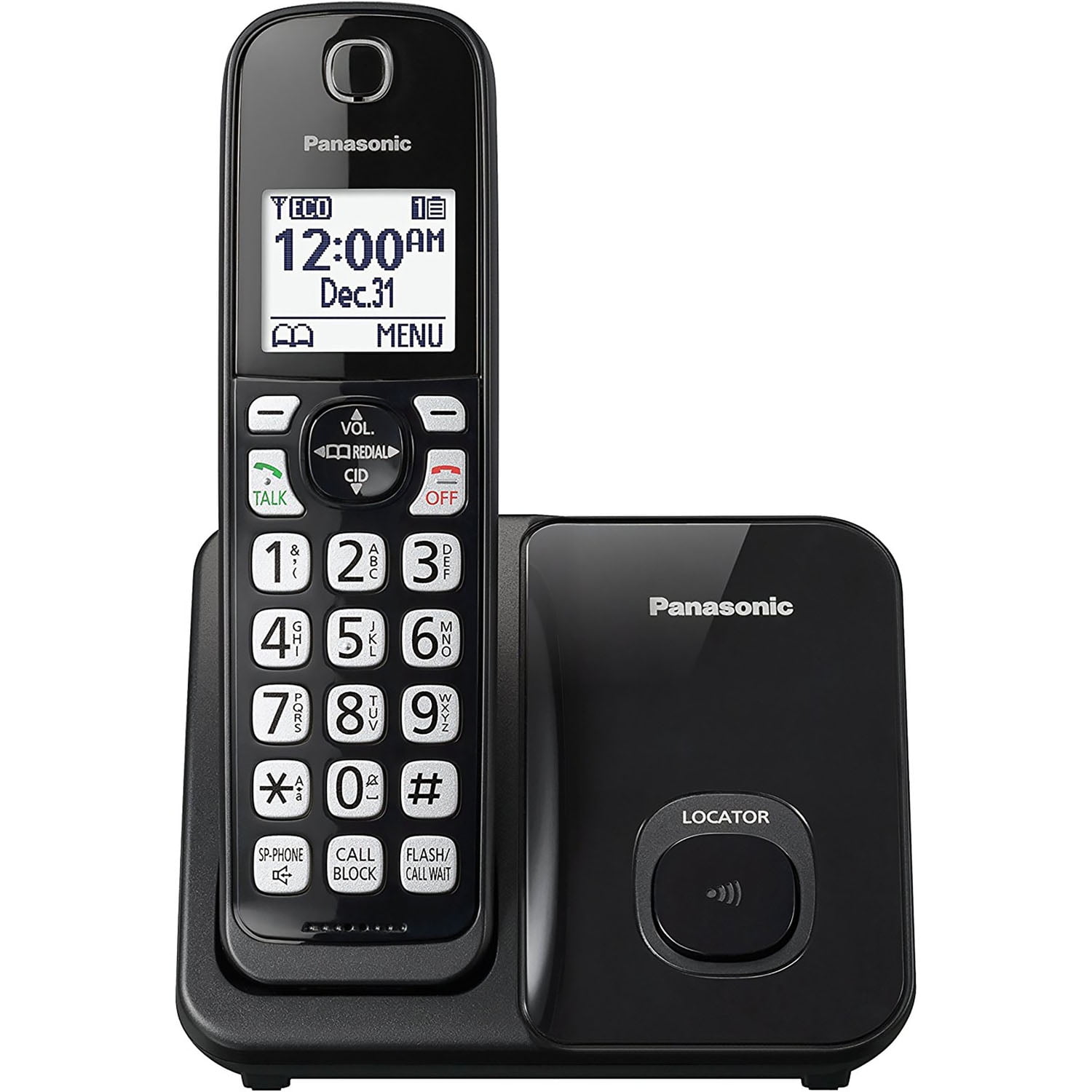 Cordless Telephone in black - Walmart.com
