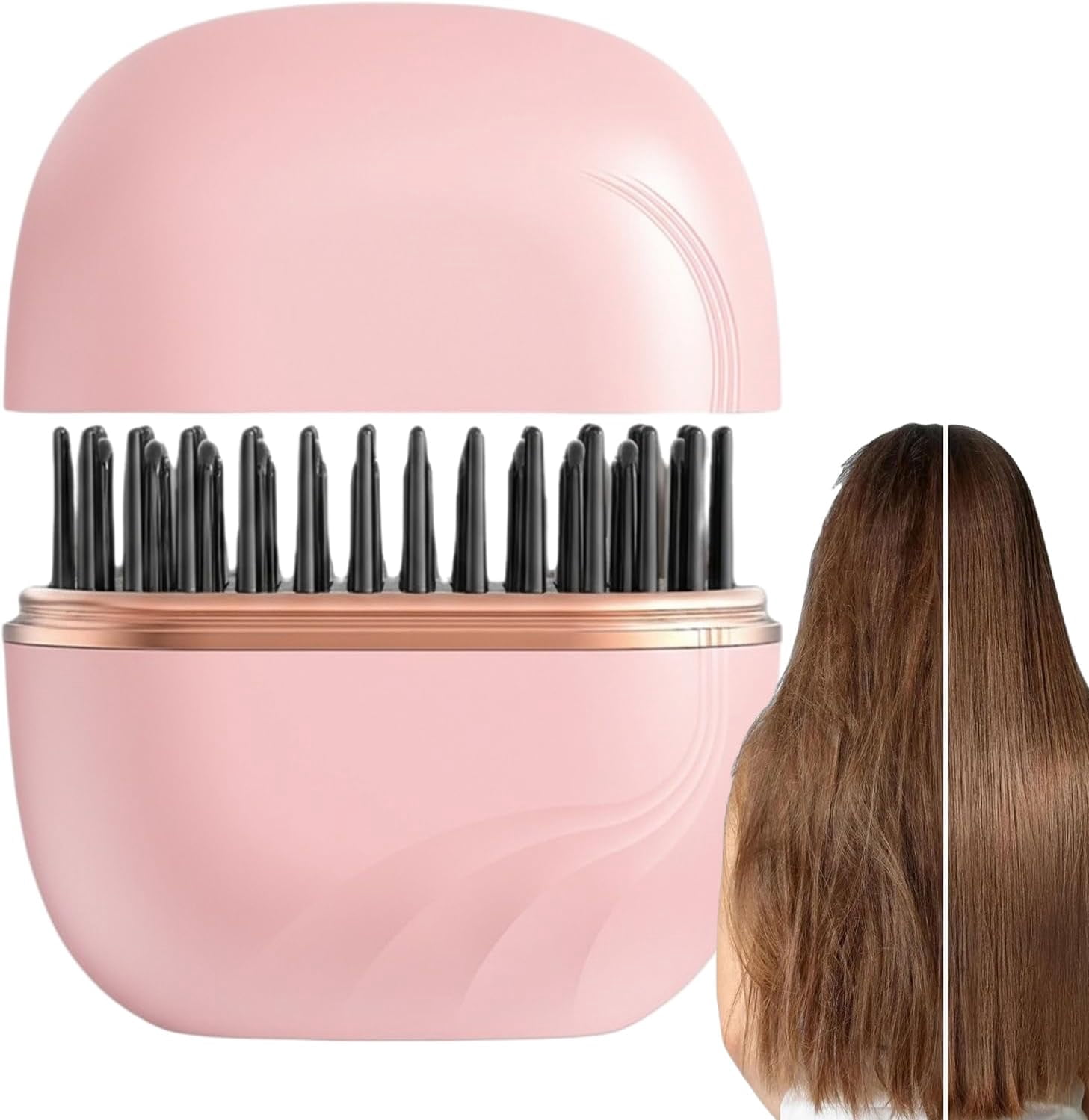 Cordless Thermal Styling Comb with 3 Heat Settings, Rechargeable Hair ...
