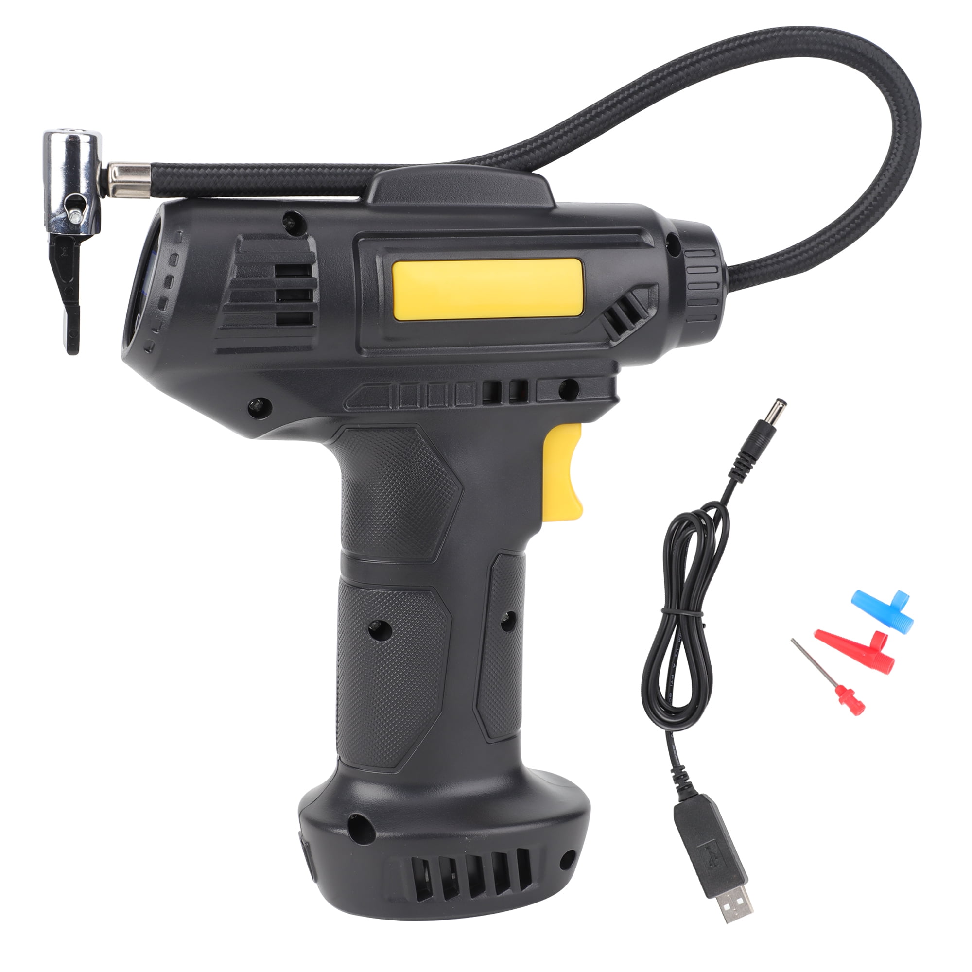 Cordless Tire Inflator Air Compressor, 120W Car Tire Pump with Digital Screen, Portable Handheld ...