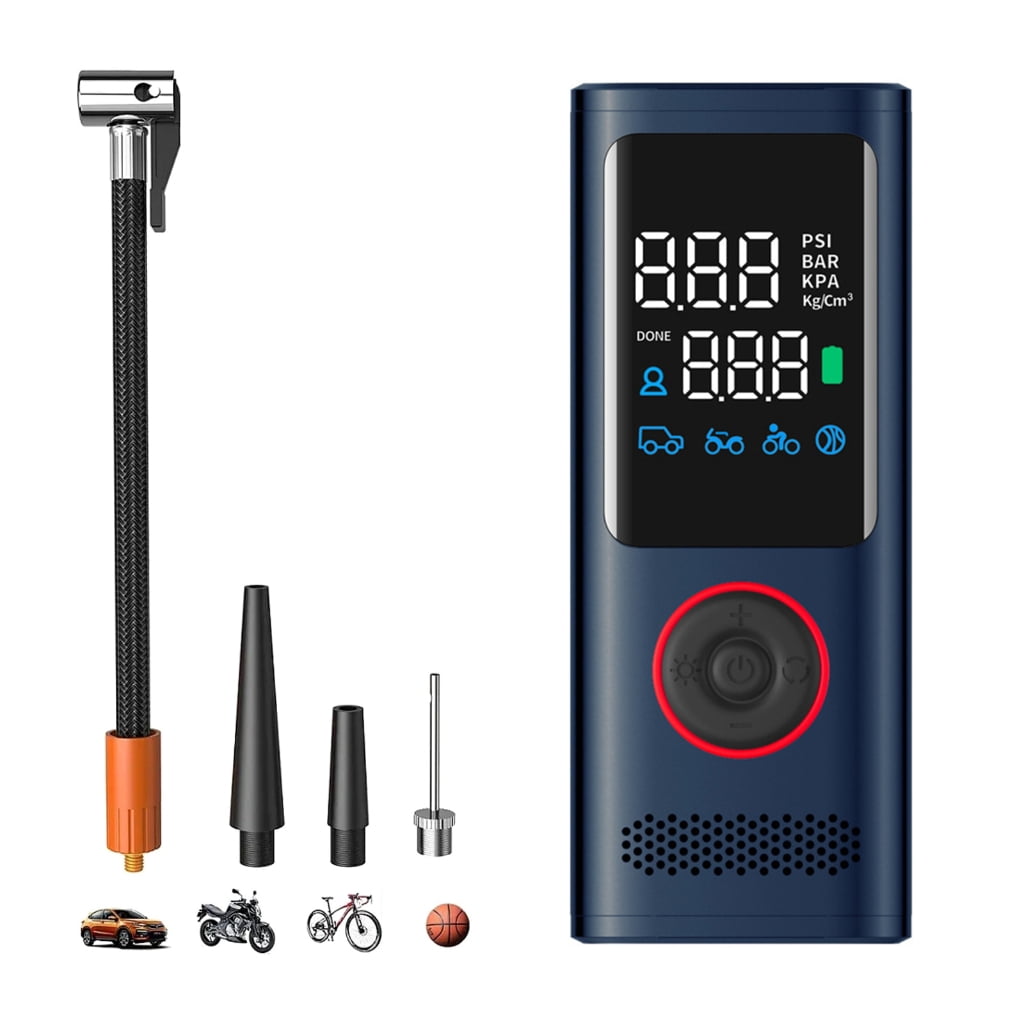 Cordless Tire Inflator for Car Bike Motorcycle Ball Portable Air ...