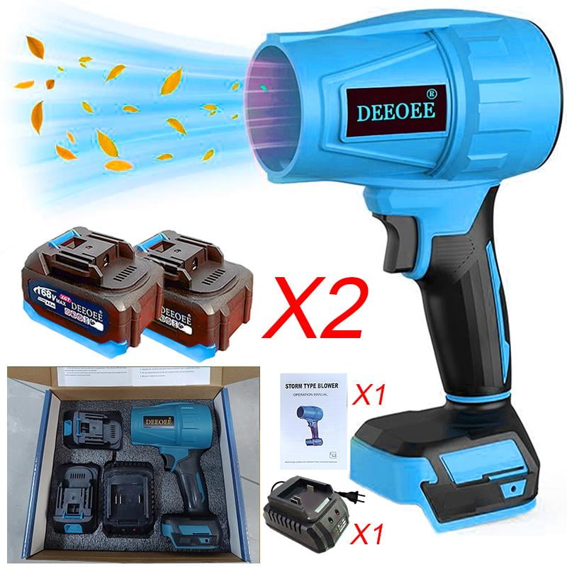 Cordless Turbo Jet Leaf Blower – High-Power Brushless Motor, Violent ...