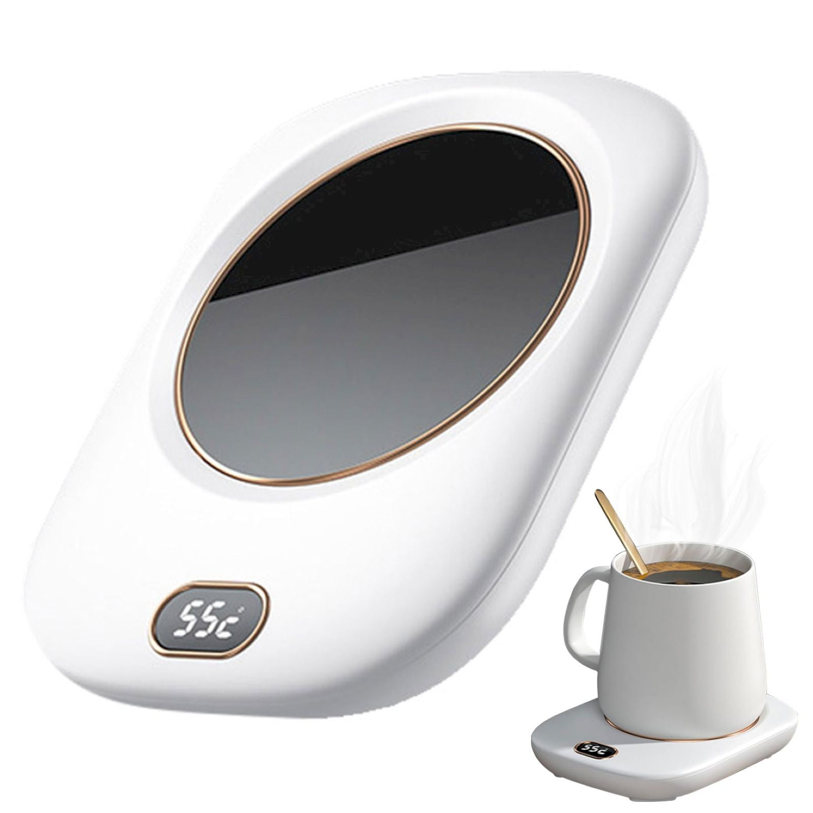 Cordless USB Coffee Mug Warmer for Desk,3 Heat Levels 55°C Auto Shut ...
