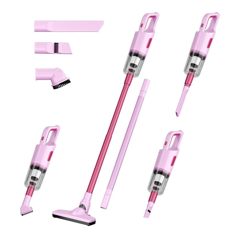 Cordless Vacuum Cleaner, 12Kpa Stick Vacuum with 7800mAh Rechargeable ...