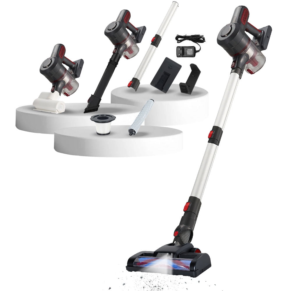 Cordless Vacuum Cleaner, 200W 21Kpa Powerful Lightweight Stick Vacuum ...