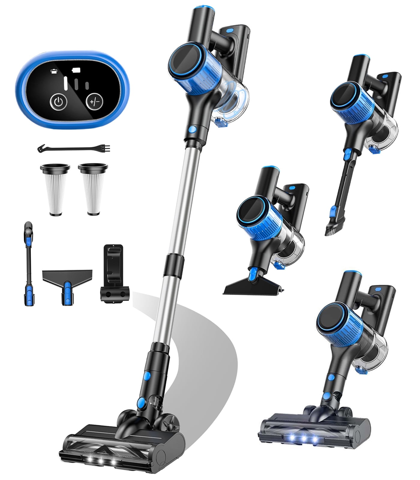 Wireless Cordless Vacuum Cleaner, 28Kpa, Anti-Tangle, Lightweight for ...
