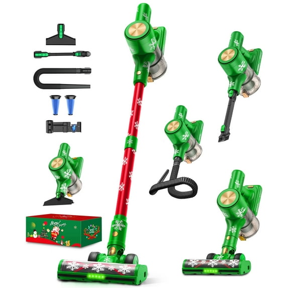 Cordless Vacuum Cleaner, 46Kpa//500W/55Mins Vacuum Cleaners for Home ...