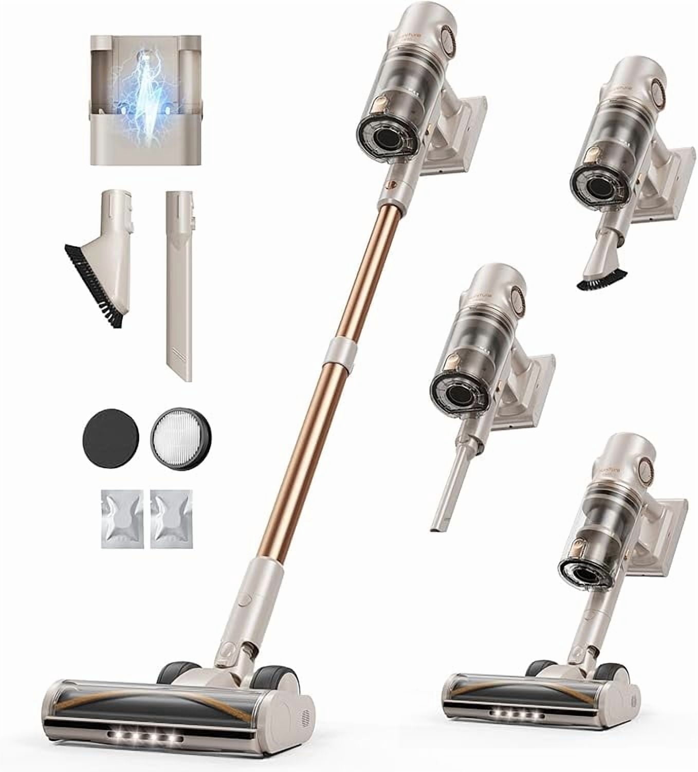 Cordless Stick Vacuum Cleaner, 50kPa, up to 80 minutes runtime, self ...