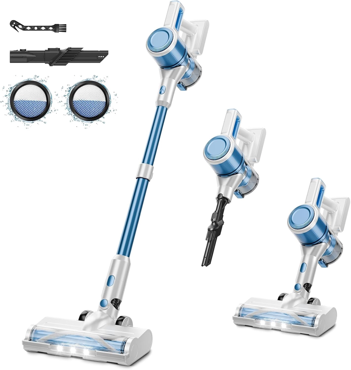 Cordless Vacuum Cleaner for Home - Lightweight, Stick Vacuum Clean with ...