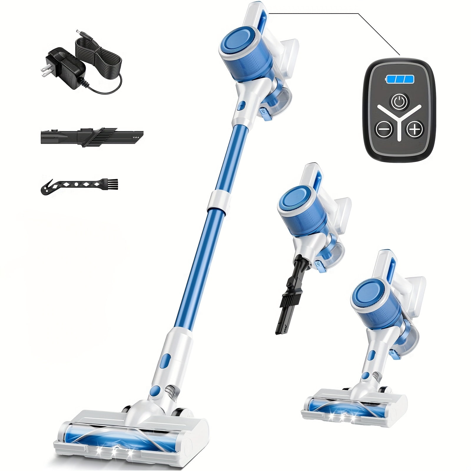 Cordless Vacuum Cleaner for Home - Powerful, Max 65Kpa Stick Vacuums ...