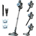 Cordless Vacuum Cleaner with Self-Standing, LED Screen Stick Vacuum ...