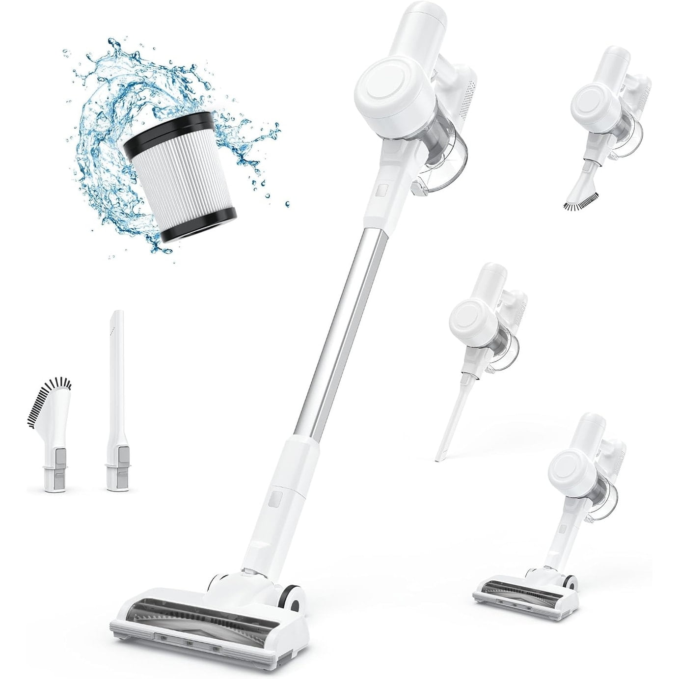 Cordless 3-in-1 Stick Vacuum Cleaner, Lightweight for Carpet, Hard ...