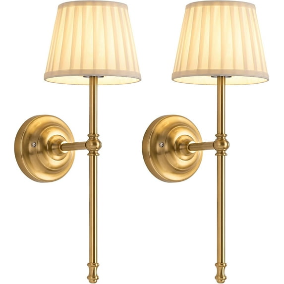 Cordless Wall Sconces Set of 2, Small Wireless 5200mAh Rechargeable ...