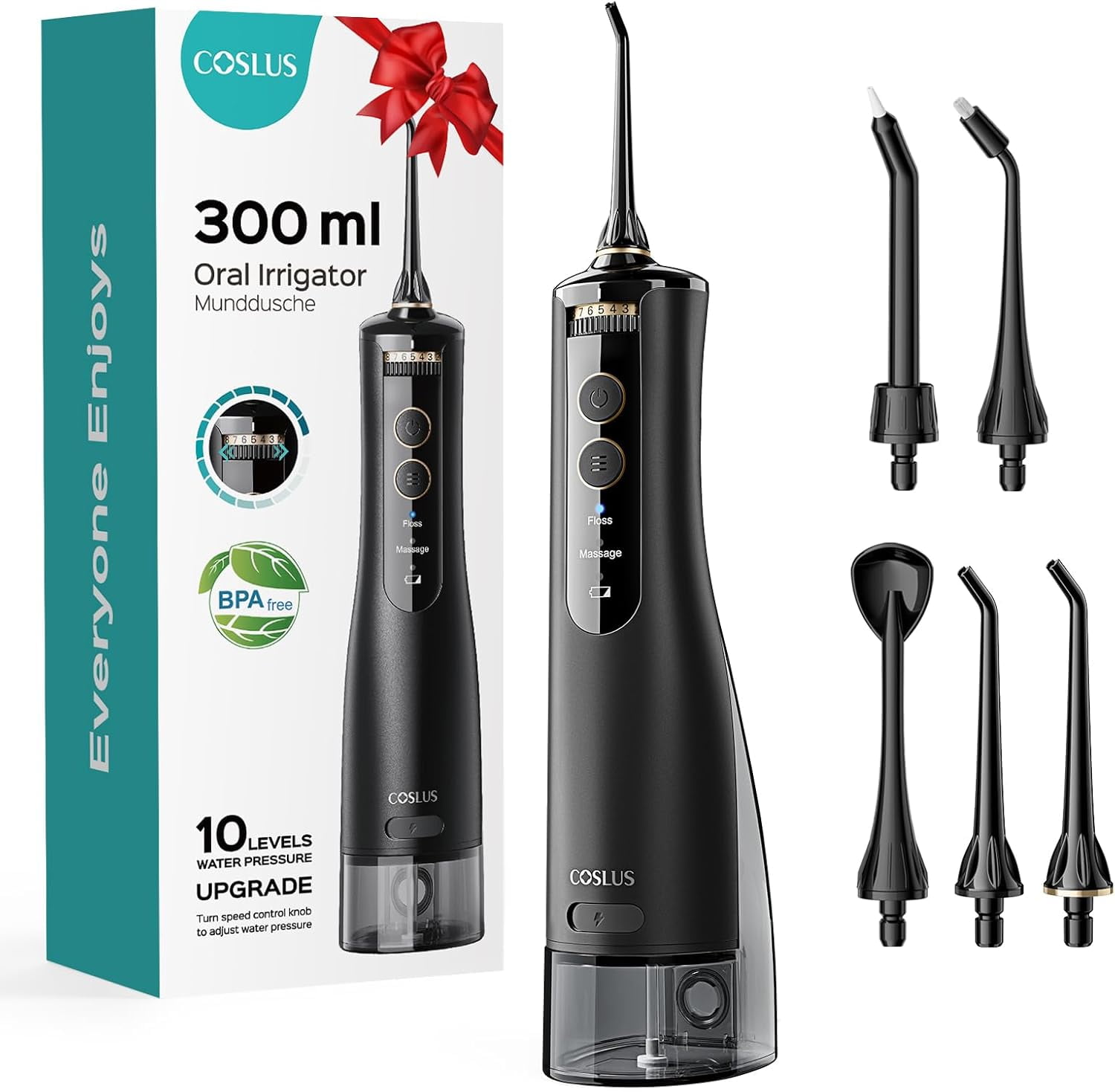 Cordless Water Flosser & Dental Pick for Teeth, Braces, Gums Care ...