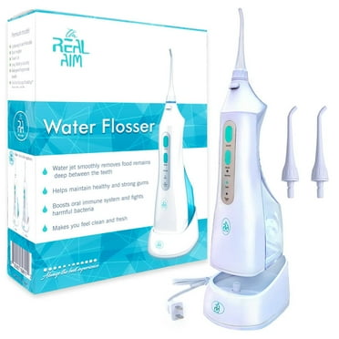 Quip Cordless Rechargeable 2 Pressure Modes Plastic Water Flosser ...