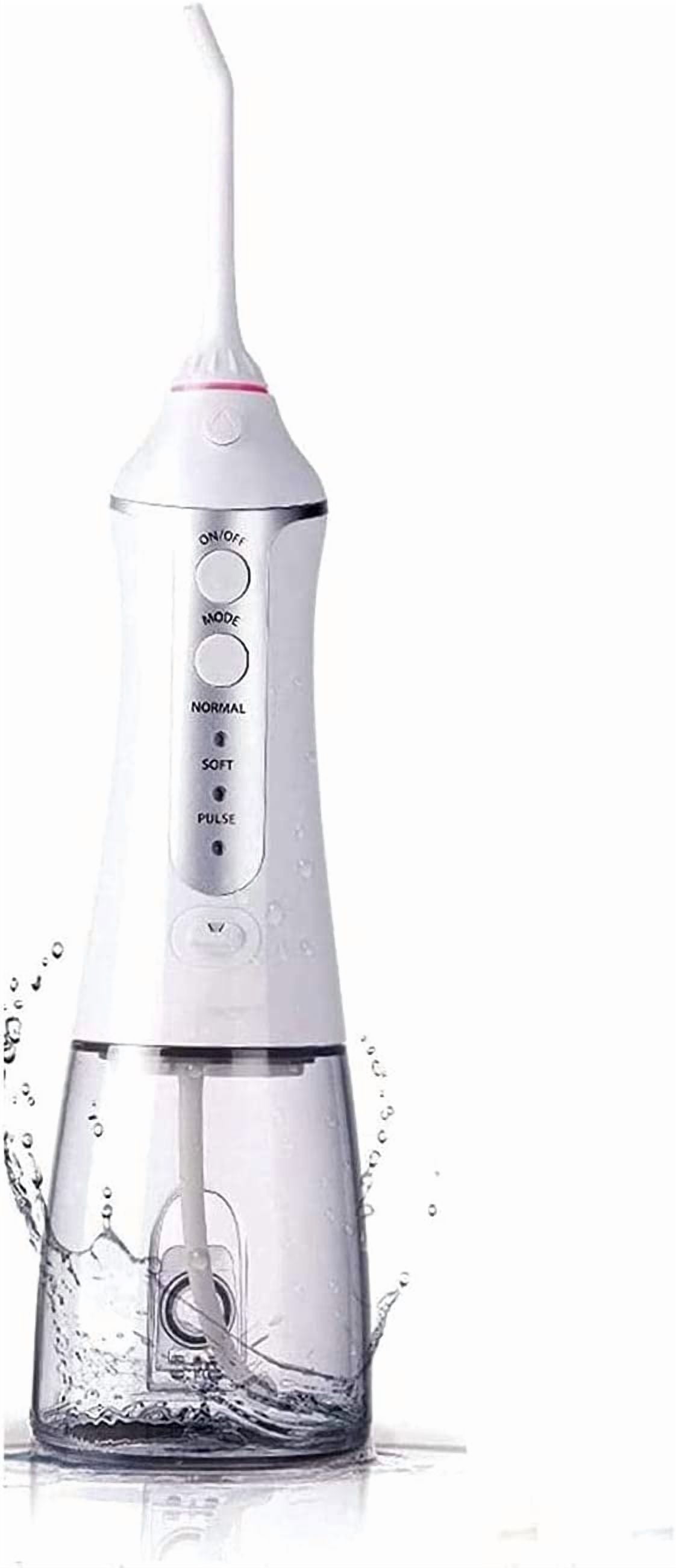 Cordless Water Flosser for Teeth with Upgraded 300ML Removable Water ...