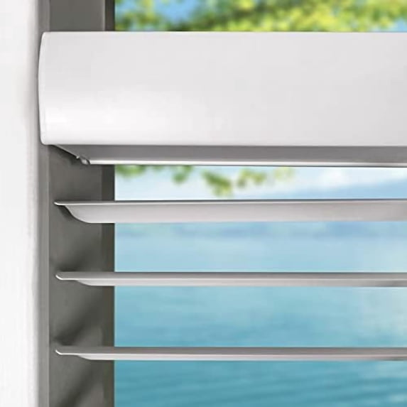 Cordless White 1” Light Filtering Mini Blinds 34.5” W x 60” H Window ...