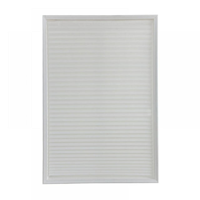 Cordless Window Blind, 1" Vinyl Mini Blind Light Filtering Pleated ...