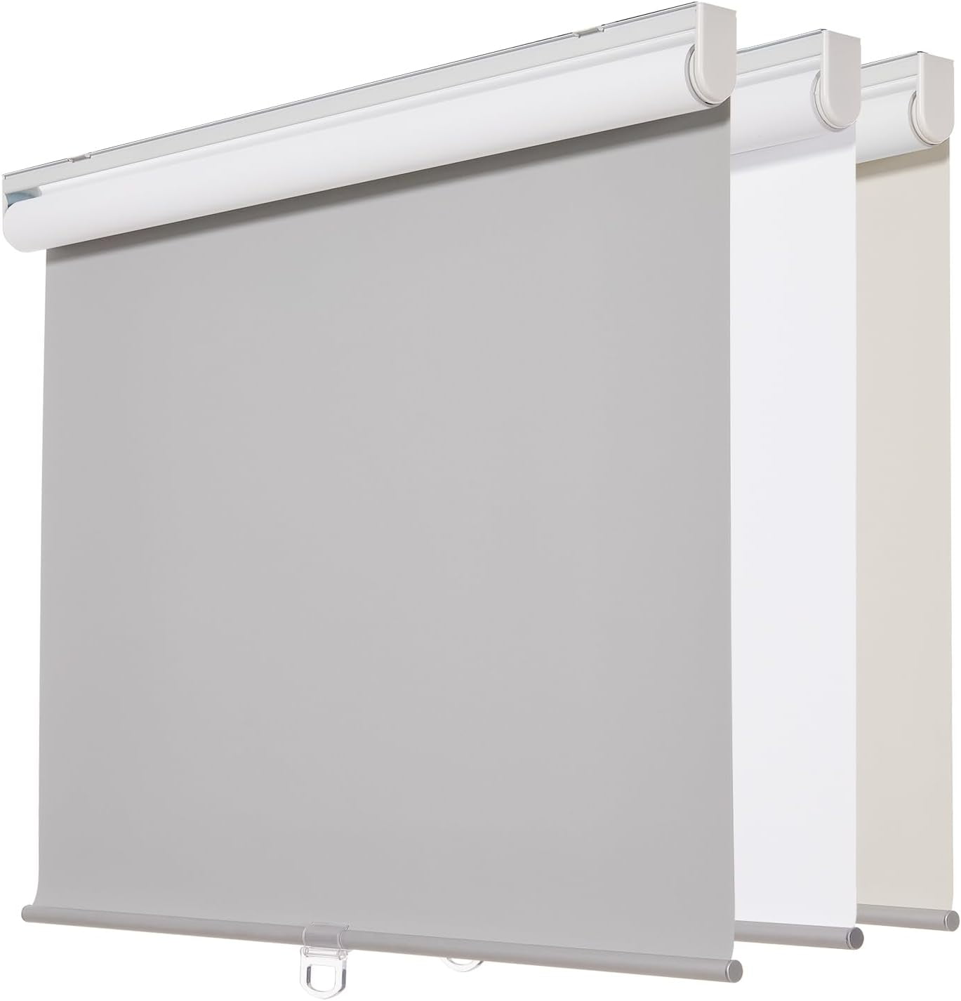 Cordless Window Blinds Blackout Roller Shades UV Protection Energy ...