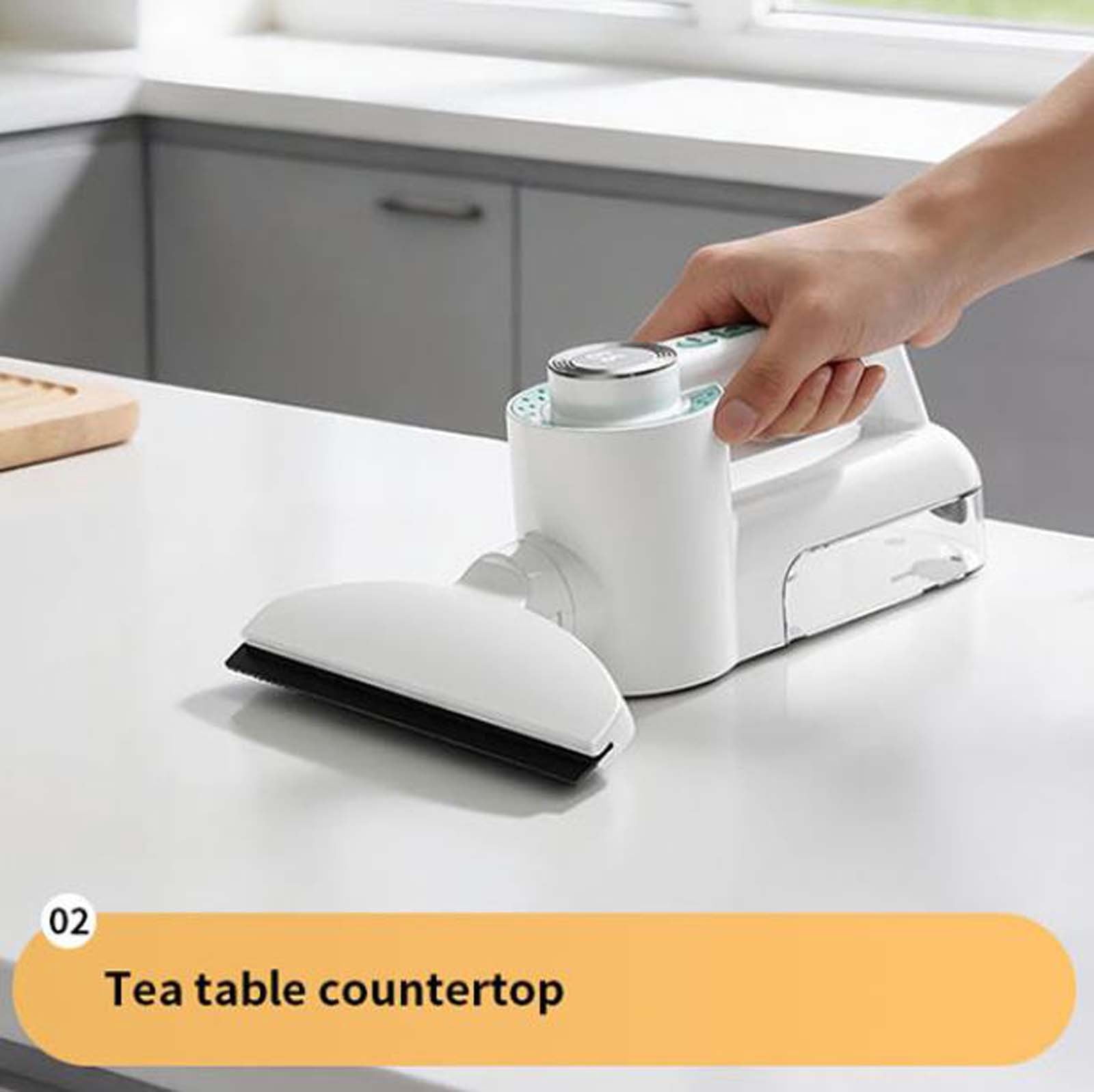 Cordless Window Vacuum Squeegee with LED Display, 1200Pa Suction Glass ...