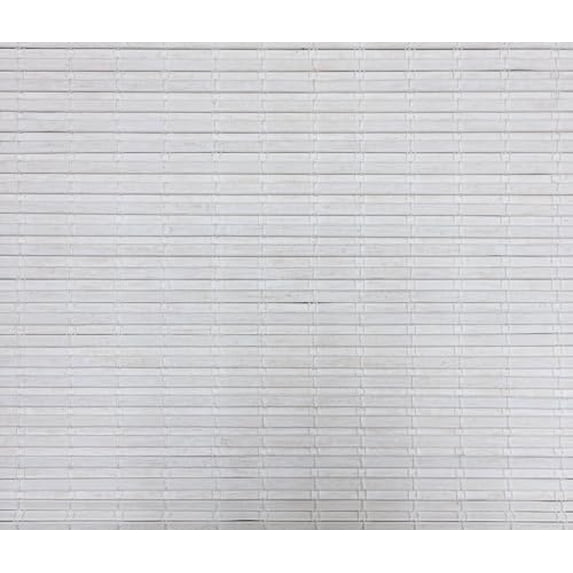 Cordless Woven Wood Roman Shades, Exuma/Eastfield White, Sizes 20-72 ...