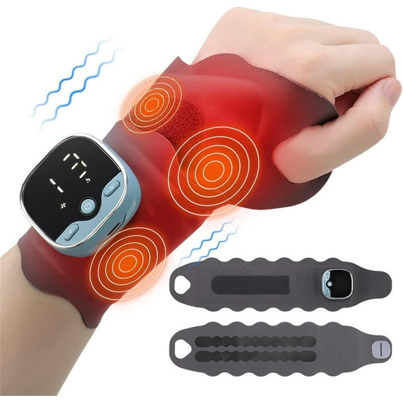 Cordless Wrist Heating Pad with Adjustable 3 Heat Levels, Wearable Hand ...