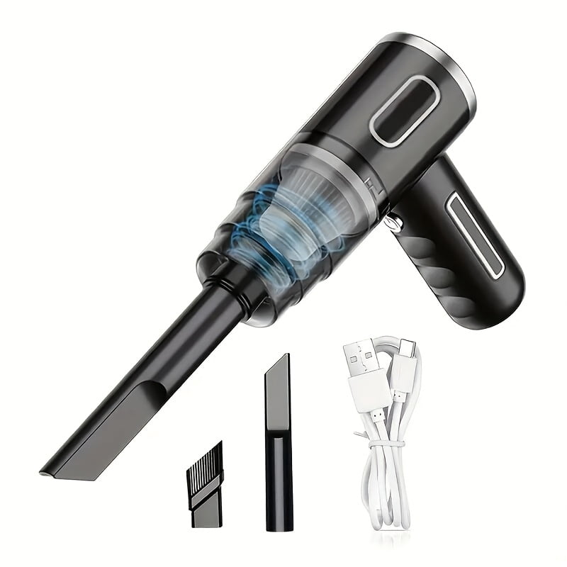 Cordless handheld cyclone vacuum with strong suction and digital ...