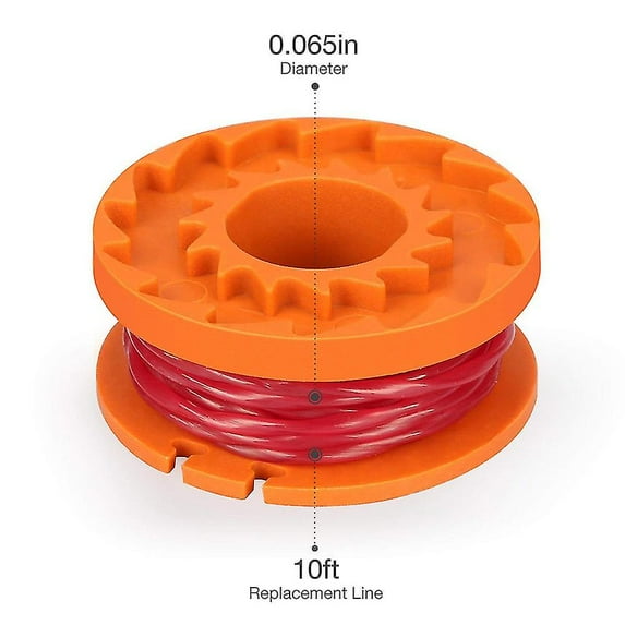 Cordless trimmer spool strap 2Cap kit, durable and suitable for Worx ...