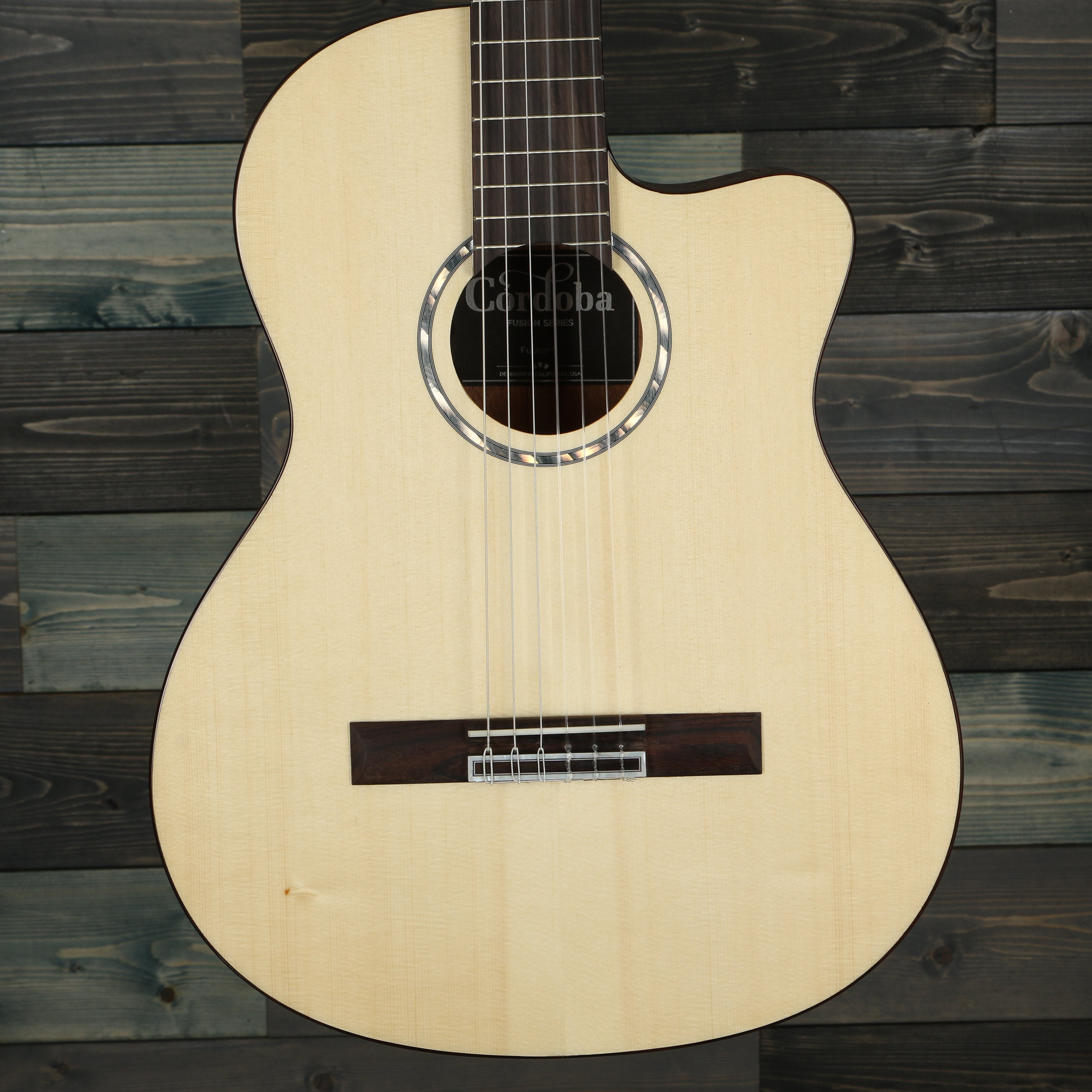 Cordoba Fusion 5 Electric Nylon String Guitar - Walmart.com