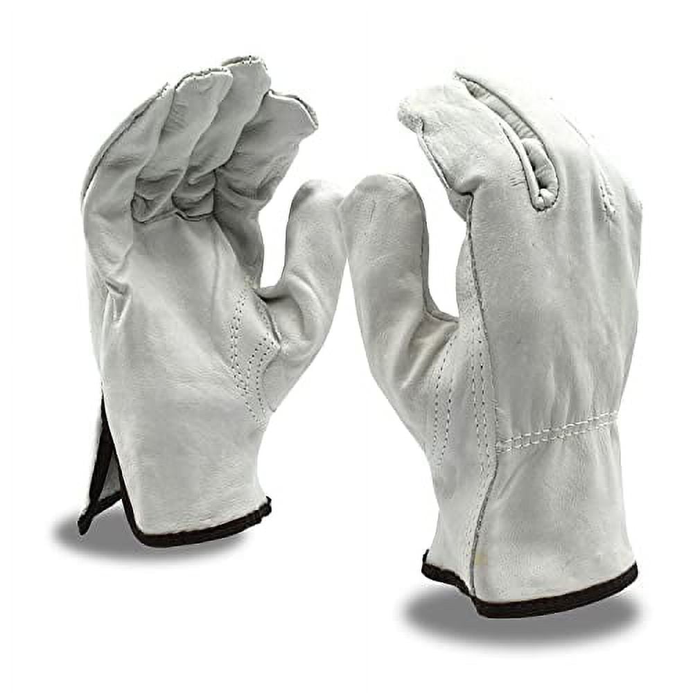 12-Pack of Cordova 8212L Beige Grain Cowhide Driver Work Gloves ...
